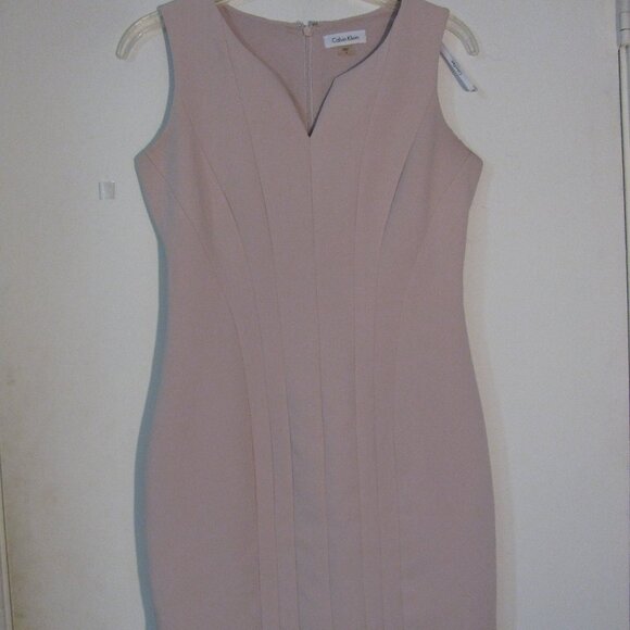 Calvin Klein | Dresses | Calvin Klein Pink Dress Size 2 Light Pastel ...